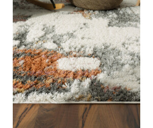 Paco Home Hochflor-Teppich Shaggy Vintage abstraktes Muster, mehrfarbig ...
