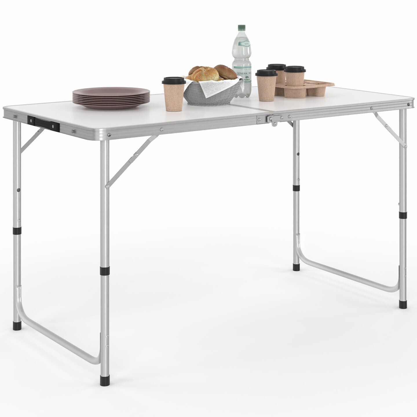 IDMarket Adjustable camping table, 120 cm ab 24,99 € | Preisvergleich ...
