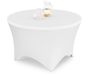 IDMarket Folding round table, 122 cm, white ab 54,99 € | Preisvergleich ...