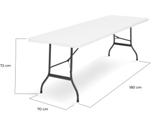 IDMarket Set of 2 folding tables, 180 cm ab 64,99 € | Preisvergleich ...