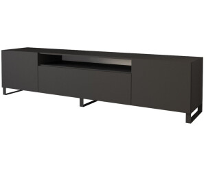 ALTDECOR ELIO-S Lowboard schwarz, Holzwerkstoff, 200x53x41cm ...