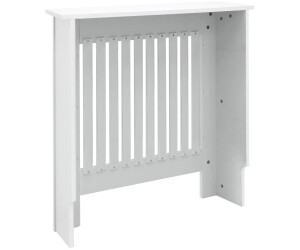 ECD Germany Heizkörperverkleidung Landhausstil weiß, MDF lackiert ...