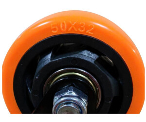 Buy Relaxdays Heavy Duty Swivel Castors 50mm 400kg with Brakes, Steel ...