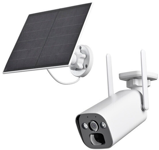 Indexa WR120BA-SOLAR WLAN-Überwachungskamera mit Akku und Solarpanel ...