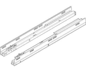 Blum Tandembox Korpusschiene Blumotion M, 270mm, 30kg (TBX) ab 20,40 ...