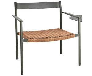 Brafab DK Loungesessel Aluminium & Kunstrattan, nordic green, stapelbar ...