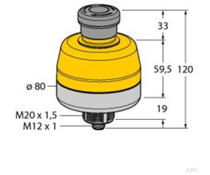 Turck Not-Aus-Taster, unbeleuchtet (SSA-EB1P-02ECQ5A) ab 216,39 ...
