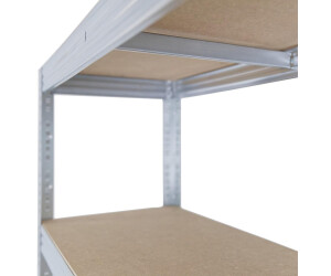 Shelfplaza PRO Schwerlastregal verzinkt, 180x120x30cm, 5 Böden, 200kg ...
