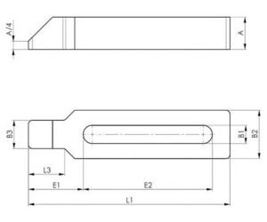 AMF Gabelspanneisen DIN 6315B abgeschrägt 22x200mm (70557) ab 19,16 ...