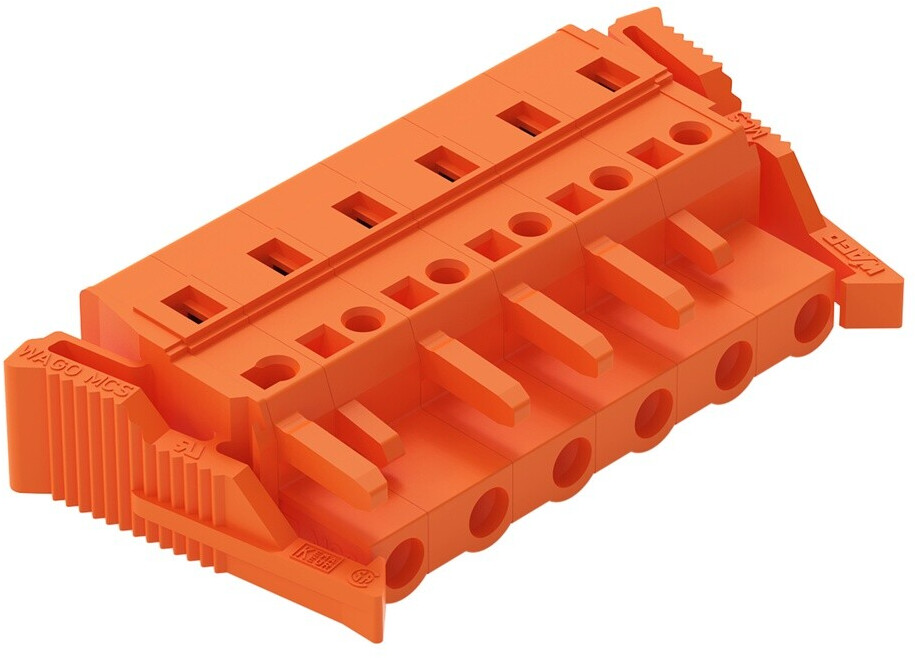 Wago 1-Leiter-Federleiste CAGE CLAMP® 2,5mm² orange (231-706/037-000 ...