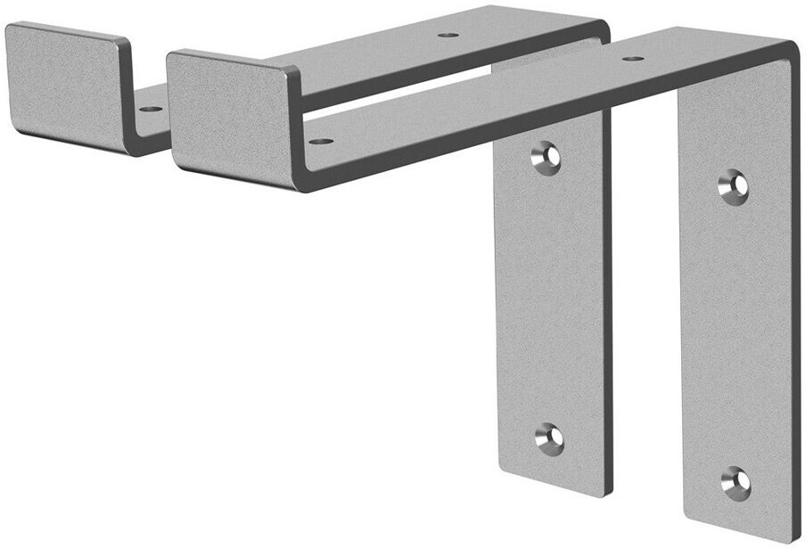 ML-Design Regalhalterung L-Form, Metall, grau (20x4x14,5cm) ab 16,35 ...