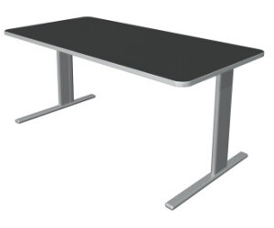 Kerkmann UNIC Schreibtisch mit Anbau 200x100cm + 120x80cm, anthrazit ...