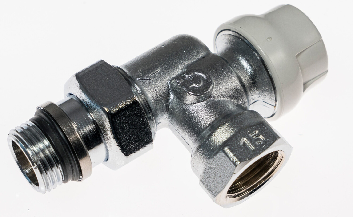 Caleffi Valvola termostatica reversa per tubo in ferro 3/8" (224302) a ...