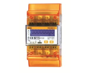KDK Hutschienen-Drehstromzähler 5/100A MID 4TE M-Bus (4205100PRO-Mbus ...