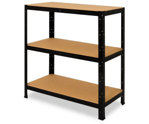Shelfplaza BLACK Schwerlastregal 115x90x40cm, 3 Böden, 175kg Traglast ...