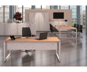 Bisley Cito Konferenztisch rechteckig 240x120x74cm, Buche/silber ...