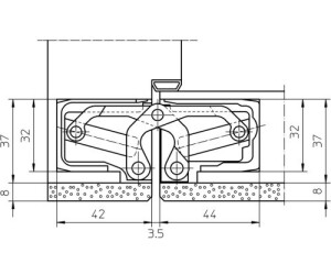 Simonswerk TECTUS TE 640 3D Türband, verdeckt, silberfärbig beschichtet ...