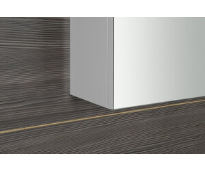 Sapho RIWA Spiegelschrank mit LED-Beleuchtung, 81x70x17cm, weißer Glanz ...