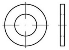 Contorion Unterlegscheibe ISO 7089, D6, 16S, 100 Stk (070893980160000 ...