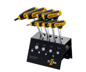 Elora 162-SWTX TORX®-Winkelschraubendreher-Satz mit T-Griff, 8-teilig ...