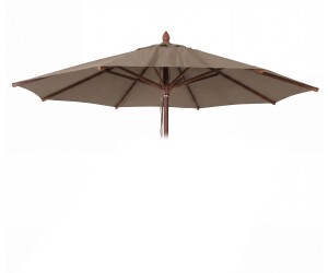 Mendler HWC-C57b Sonnenschirm-Ersatzbezug, rund Ø3m, Polyester, taupe ...