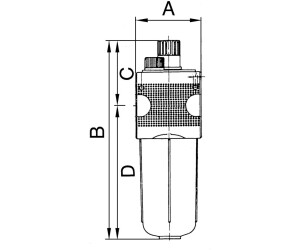 Riegler Nebelöler »multifix« BG 1, G 3/8, mit PC-Behälter und ...