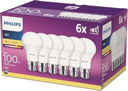 Philips LED-Lampe matt 14W B22 warmweiß (929001234191) ab 19,99 ...