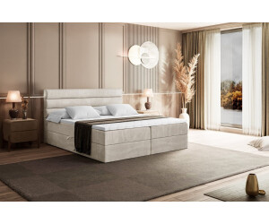 ALTDECOR Celestia Boxspringbett mit Matratze H4, Topper und Lattenrost ...