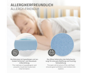 ML-Design Hausbett Kinderbett 90x200cm mit Matratze, Rausfallschutz ...