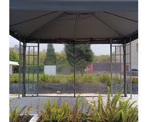 QUICK STAR Seitenteil mit Reißverschluss 300x200cm, PVC transparent ...