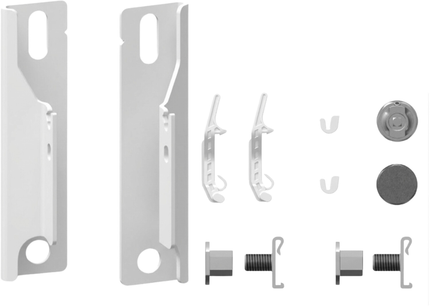 Kermi Befestigungsset Plan-Design/Pateo/Rubeo, senkrecht, weiß RAL9016 ...