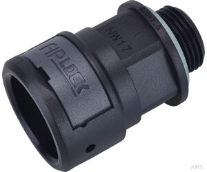Fränkische ASPA-12M16PB Anschlussverschraubung Kunststoff, schwarz ...