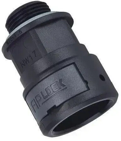 Fränkische ASPA-12M16PB Anschlussverschraubung Kunststoff, schwarz ...