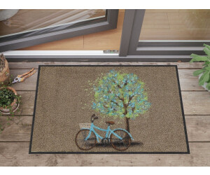 Salonloewe Resting Tree Fußmatte 50x75cm, Polyamid, taupe/blau ab 40,90 ...