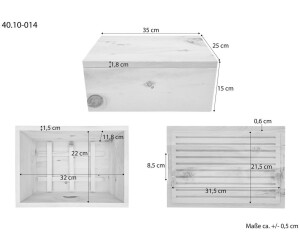 Erst-Holz Brotbox aus Zirbenholz mit Schneidebrett (40.10-014) ab 96,90 ...