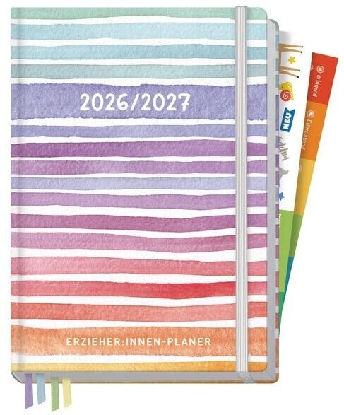 Häfft Erzieher*innen-Planer Color Stripes A5+, 2026/27 ab 13,59 ...