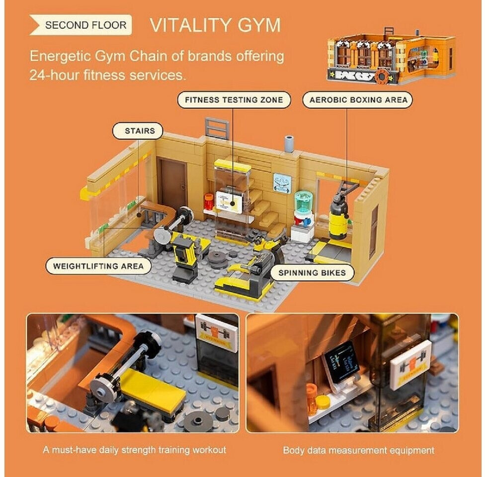 Pantasy The Bakery 4-stöckiges Modular-Bauset, 2663 Teile (85013) ab ...