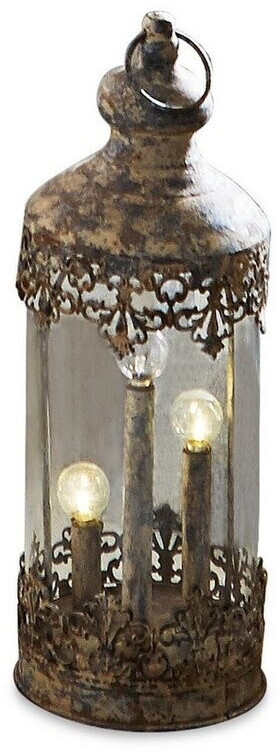 Loberon Cosette Laterne Eisen mit Glaseinsatz, antikbraun (1391121) ab ...