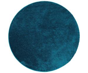 Snapstyle Palace Hochflor Shaggy Teppich rund, petrol, 200x200cm ...
