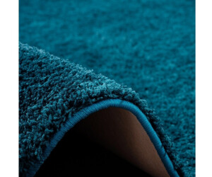 Snapstyle Palace Hochflor Shaggy Teppich rund, petrol, 200x200cm ...