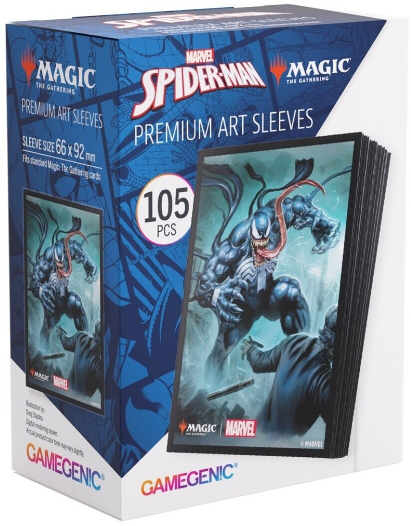 Gamegenic Marvel's Spider-Man Premium Art Sleeves – Venom, 105 Stück ...