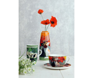 Goebel Vase „L'estate in Giardino" Rosina Wachtmeister, Porzellan, rot ...