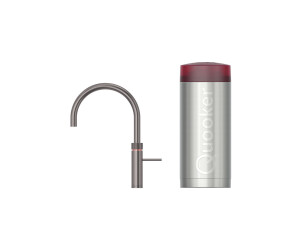 Quooker Fusion Round Küchenarmatur mit COMBI+ Reservoir, gunmetal ...