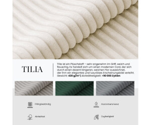 MKS Tiliano Boxspringbett 90x200 Stauraum, Cordstoff, schwarz ...