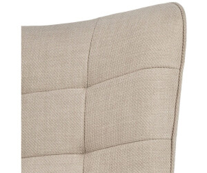 Actona Redding Ohrensessel Stoff, beige, Metallgestell ab 289,00 ...