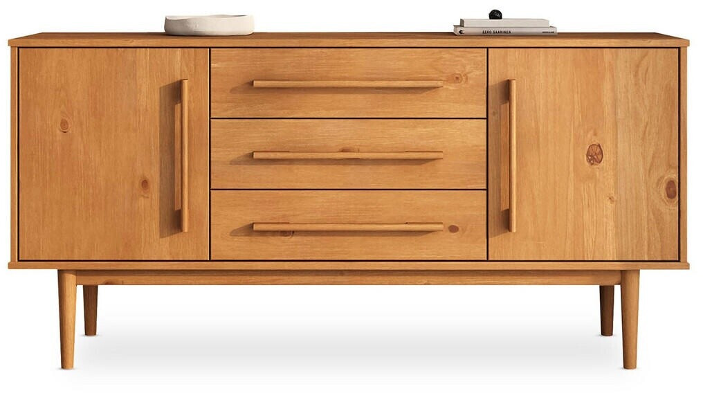 Idimex TECCA Sideboard 2 Türen, 3 Schubladen, Eiche Massivholz ab 339 ...