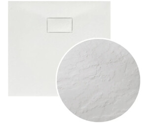 Badland KETIL VIDAR Walk-In Dusche 80x195 + Duschwanne 80x80, Nano Glas ...