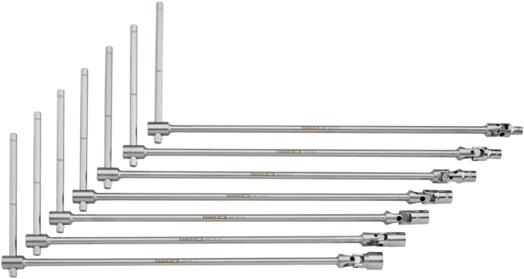 Bahco T-Griff Gelenk-Steckschlüssel-Satz 7-tlg. 500mm (BE1TS-S7) ab 100 ...
