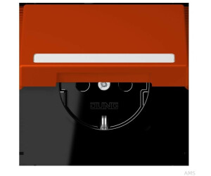 Jung LC 1520 NBFKL 244 SCHUKO-Steckdose mit Klappdeckel (LC1520NBFKL244 ...