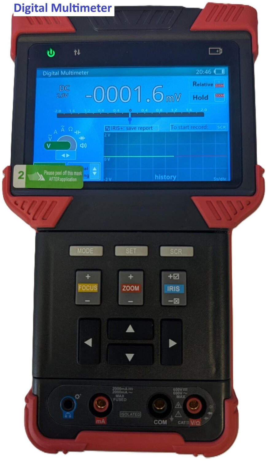 Ernitec 4" Touchscreen Netzwerkkabel-Tester, schwarz/orange (0070-24104 ...